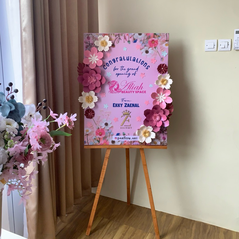 Jual Papan Bunga Kertas | Ucapan Grand Opening | Ulang Tahun ...