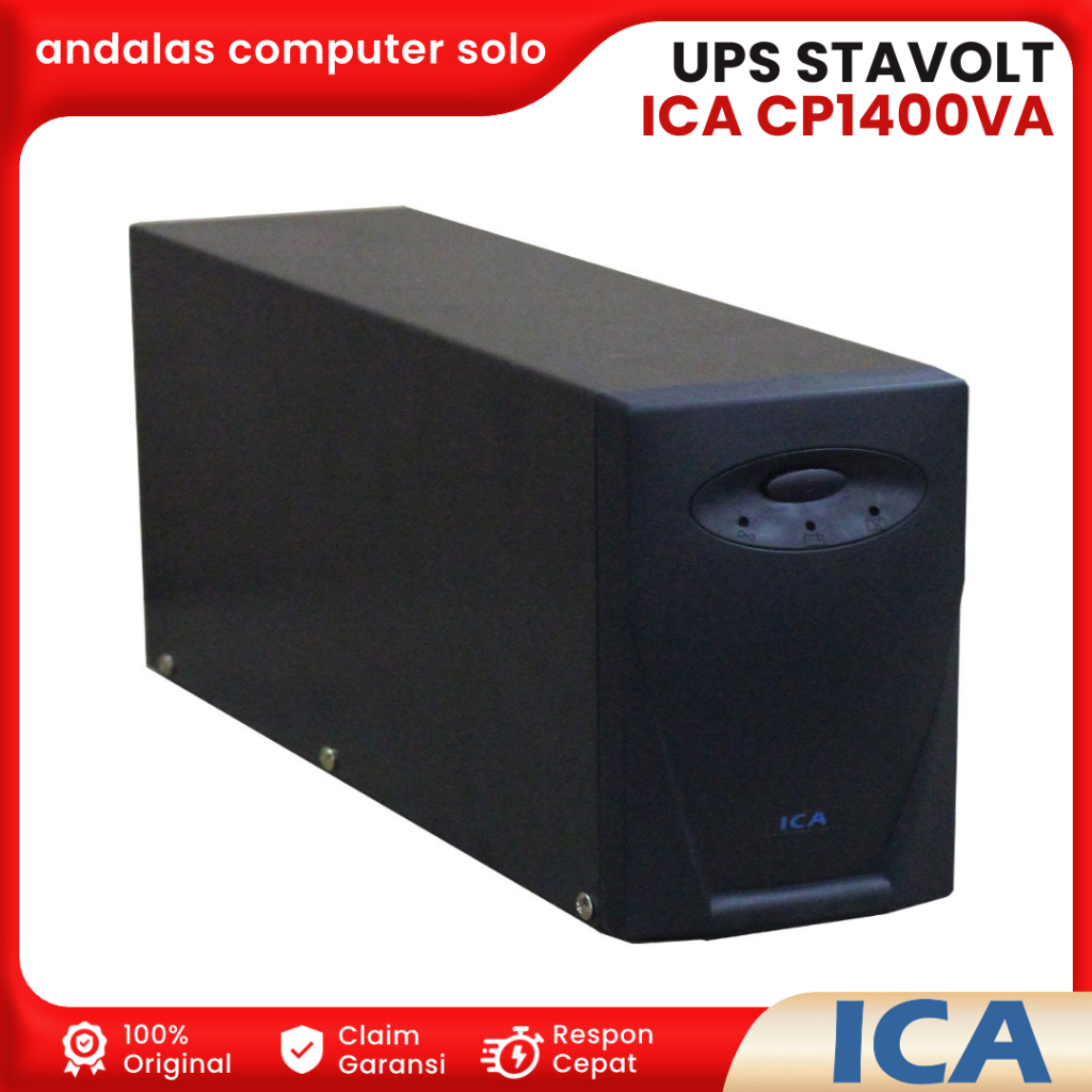Jual UPS STAVOLT ICA CP1400 PENYIMPANAN DAYA LISTRIK 1400VA 700Watt ...