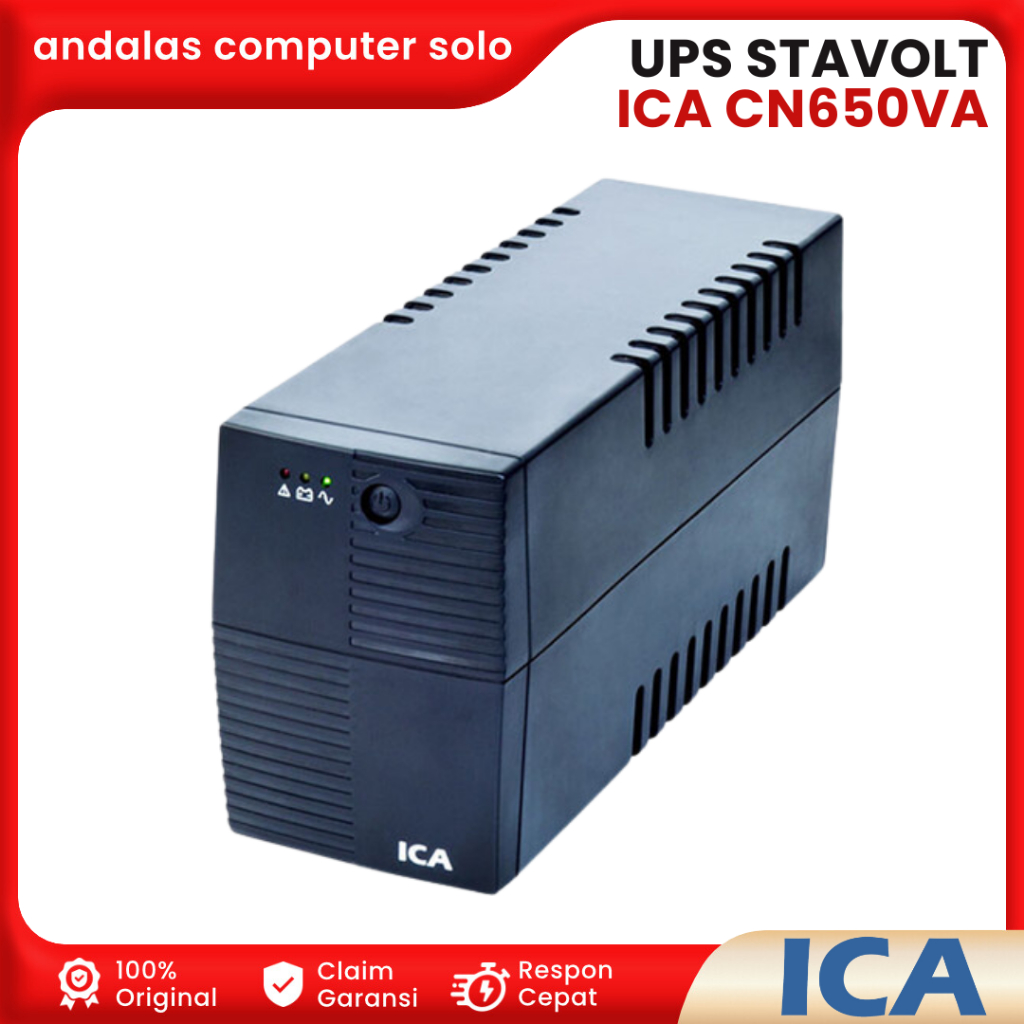 Jual UPS STAVOLT STABILIZER 650VA ICA CN650 PENYIMPANAN DAYA LISTRIK 325Watt | Shopee Indonesia