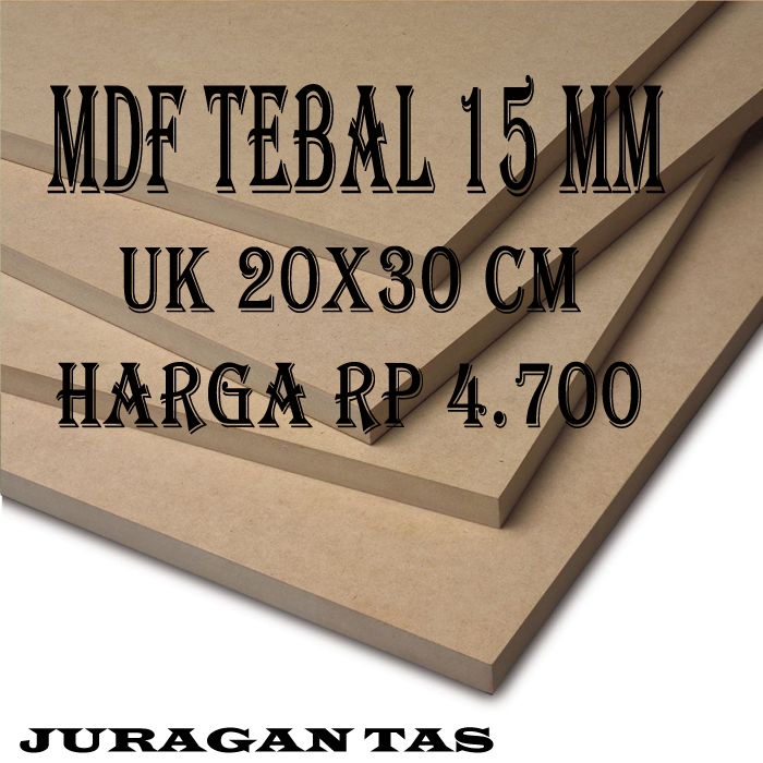 Jual PAPAN MDF 15mm Ukuran 20X30 | Shopee Indonesia