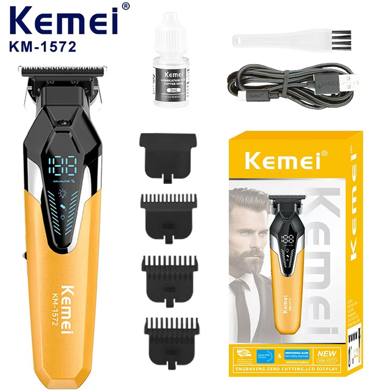 Jual 【COD】Kemei Alat Cukur Rambut Elektrik Hair Clipper Kemei KM-1572 / KM-1572 Alat Pencukur ...