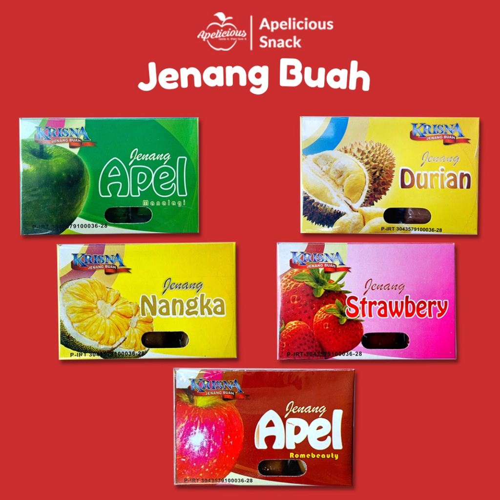 Jual APELICIOUS Jenang Buah / Jenang Apel Nangka Durian Oleh Oleh Khas ...