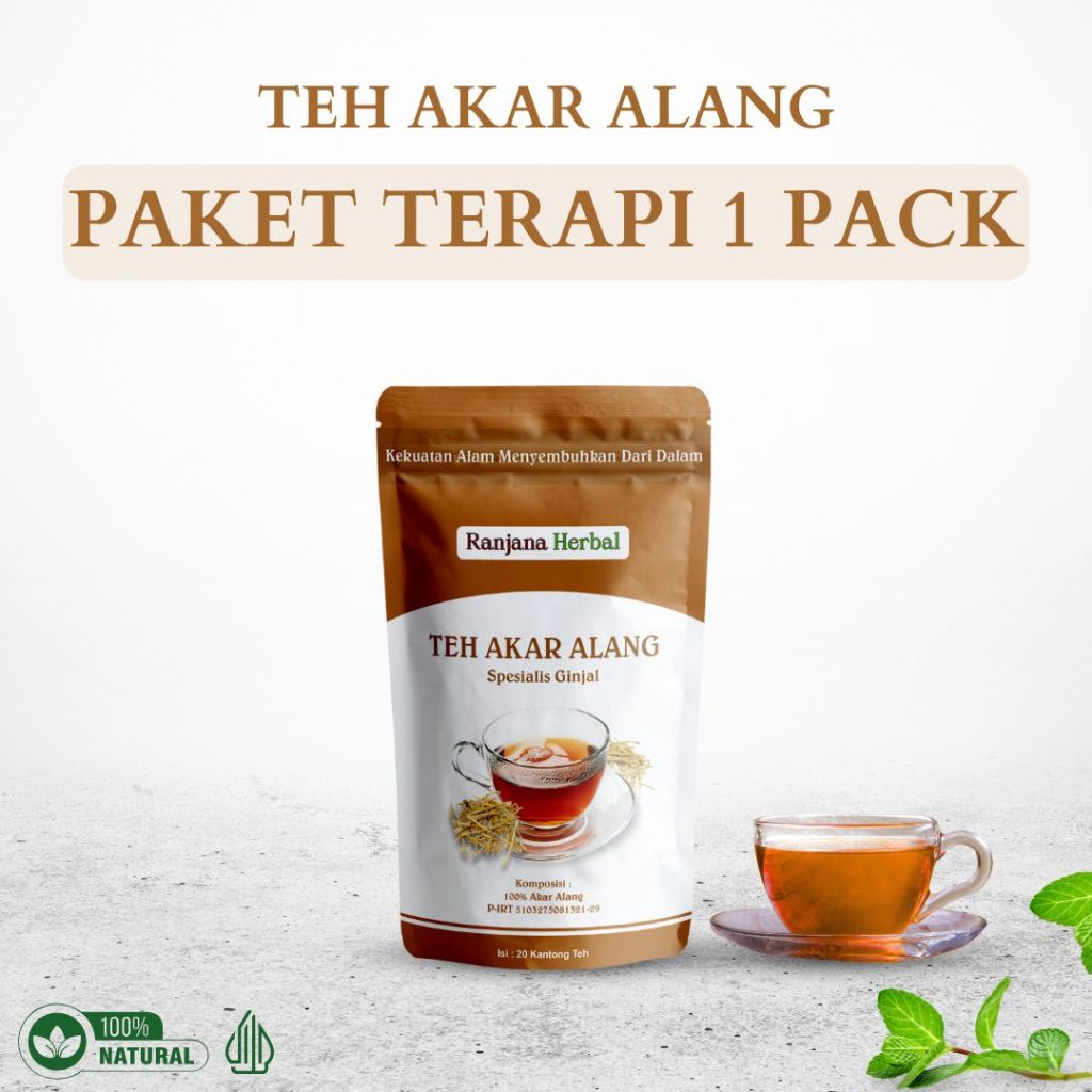 Jual Teh Celup Herbal Akar Alang-Alang Obat Gagal Ginjal Cuci Darah ...