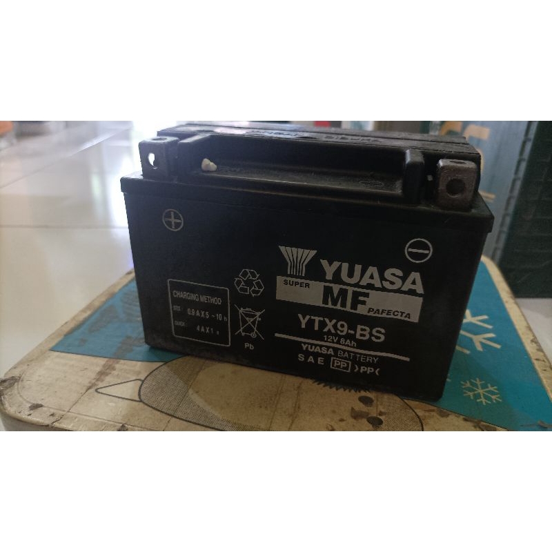 Jual Aki NINJA 250 CC - YUASA YTX9 (Second) | Shopee Indonesia