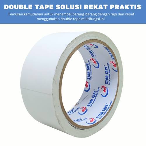 Jual Double Tape Kertas 8M x 12mm - 45mm | Dobel Sided Tape | Shopee ...