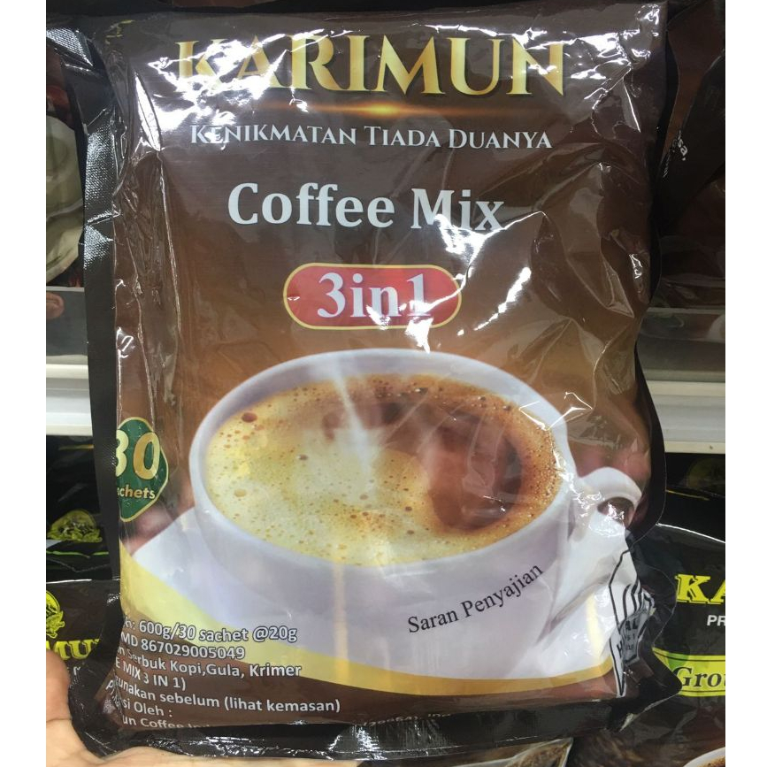 Jual Karimun Coffeemix 3 in 1 Kopi Instan 30 sachet Kopimix | Shopee ...