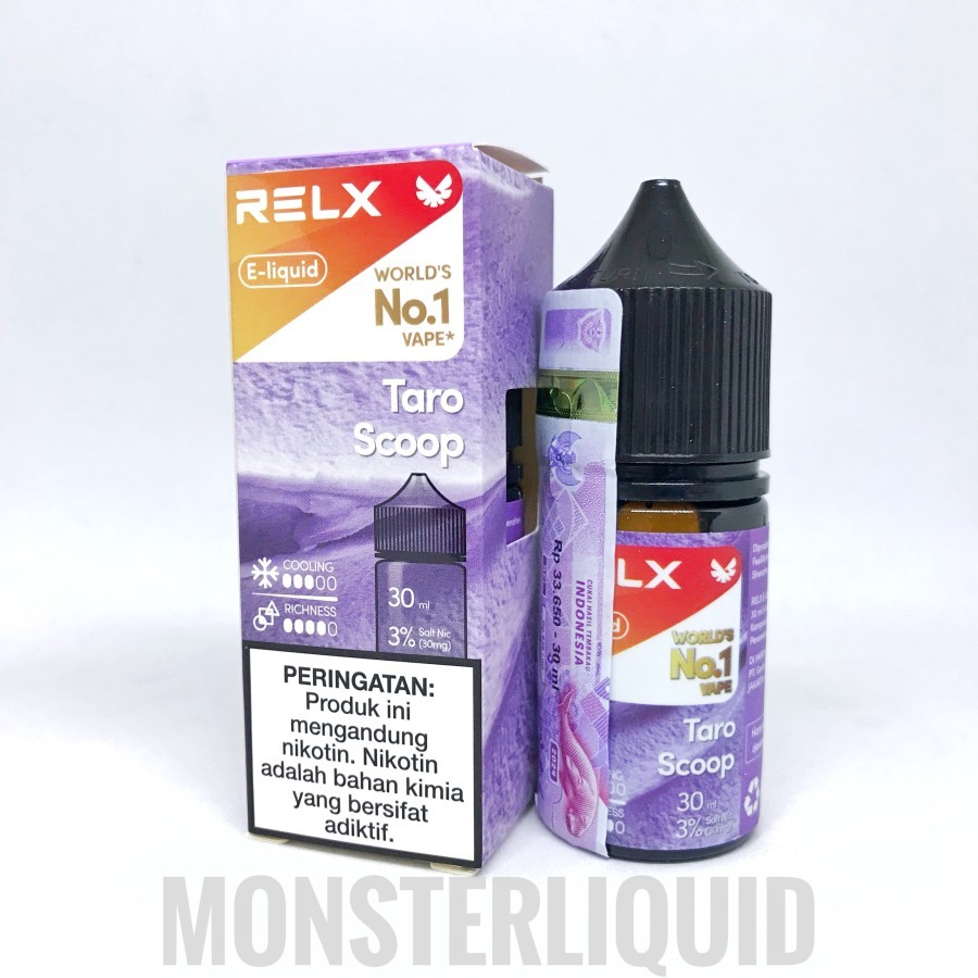 Jual SALT RELX TARO SCOOP 30MG 30ML | Shopee Indonesia