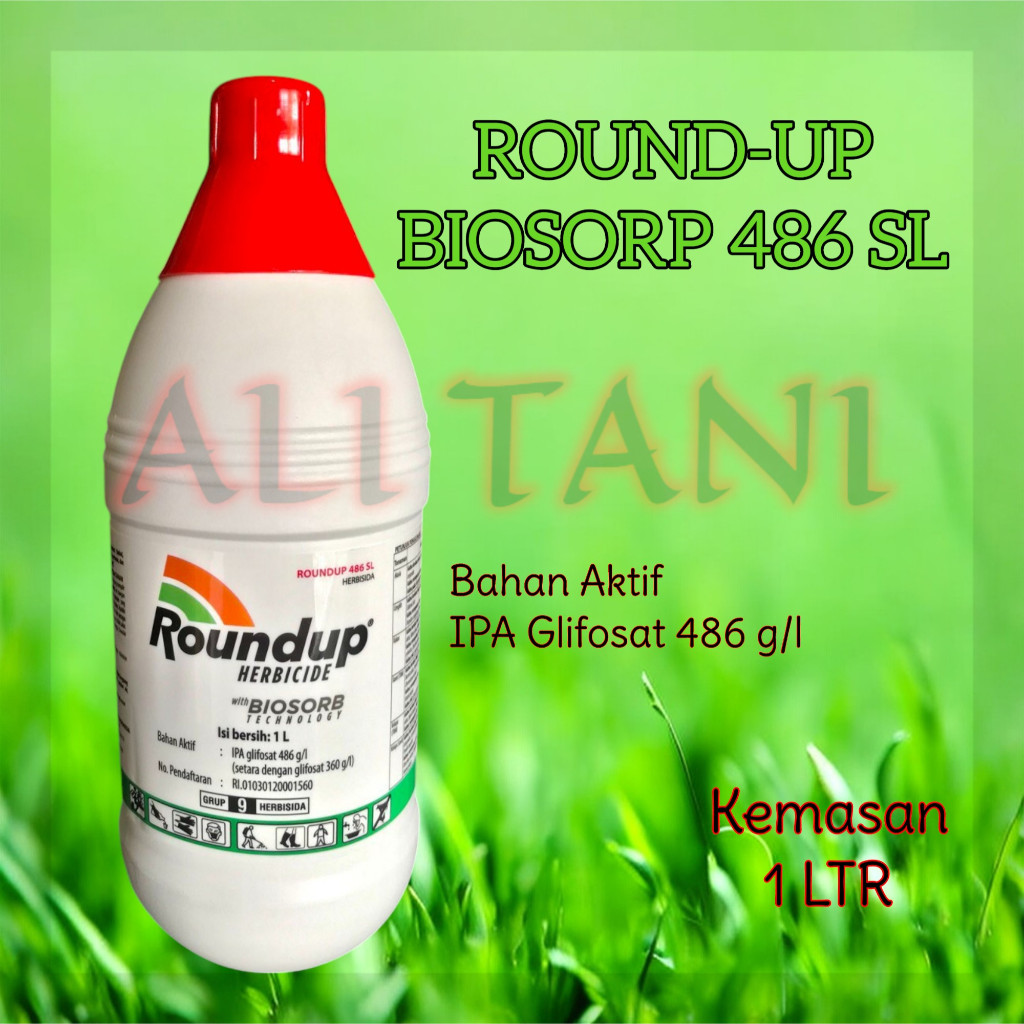 Jual ROUNDUP kemasan 1 Liter Herbisida Sistemik/Racun Rumput | Shopee ...