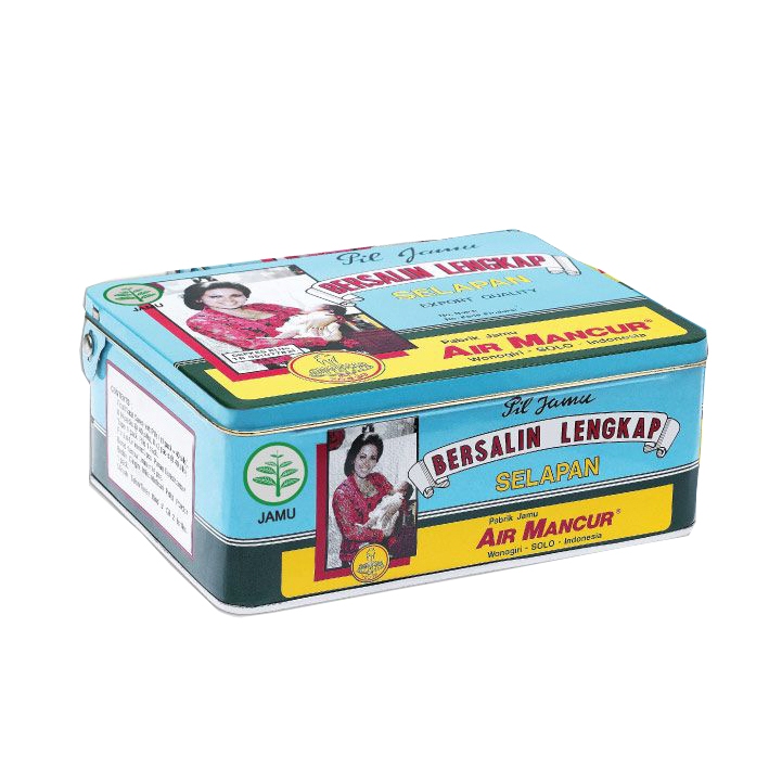 Jual Jamu Bersalin Lengkap Selapan Box / Kaleng 40hari exp 2026 ...