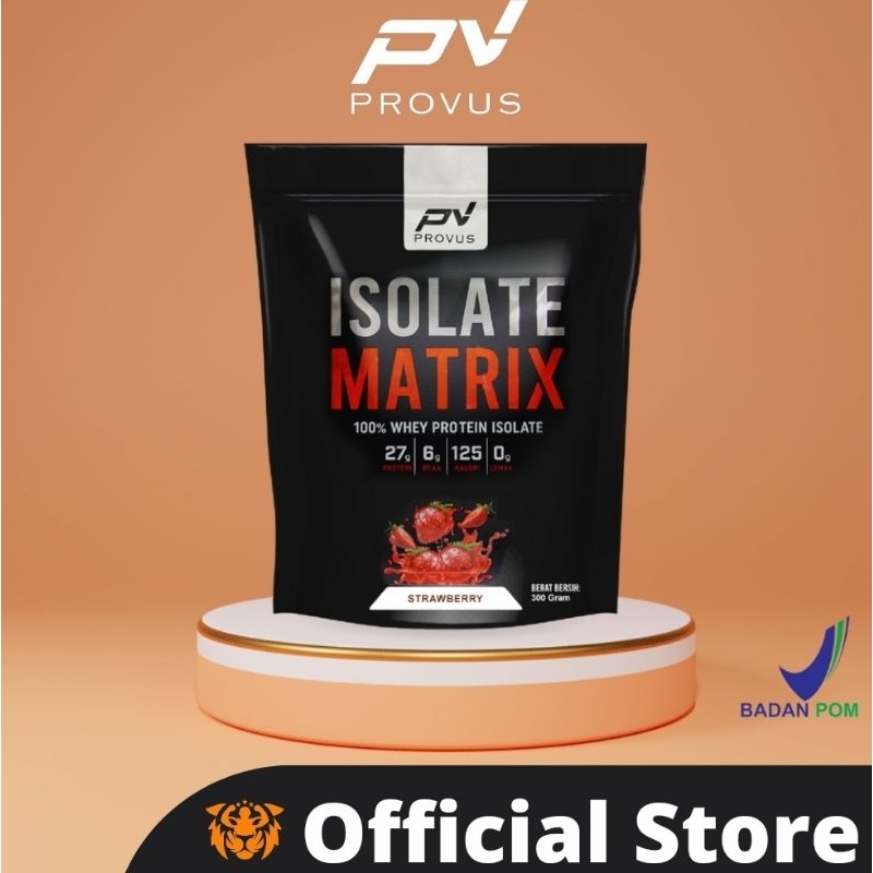Jual PROVUS Isolate matrix 300g whey isolate 300 gram | Shopee Indonesia