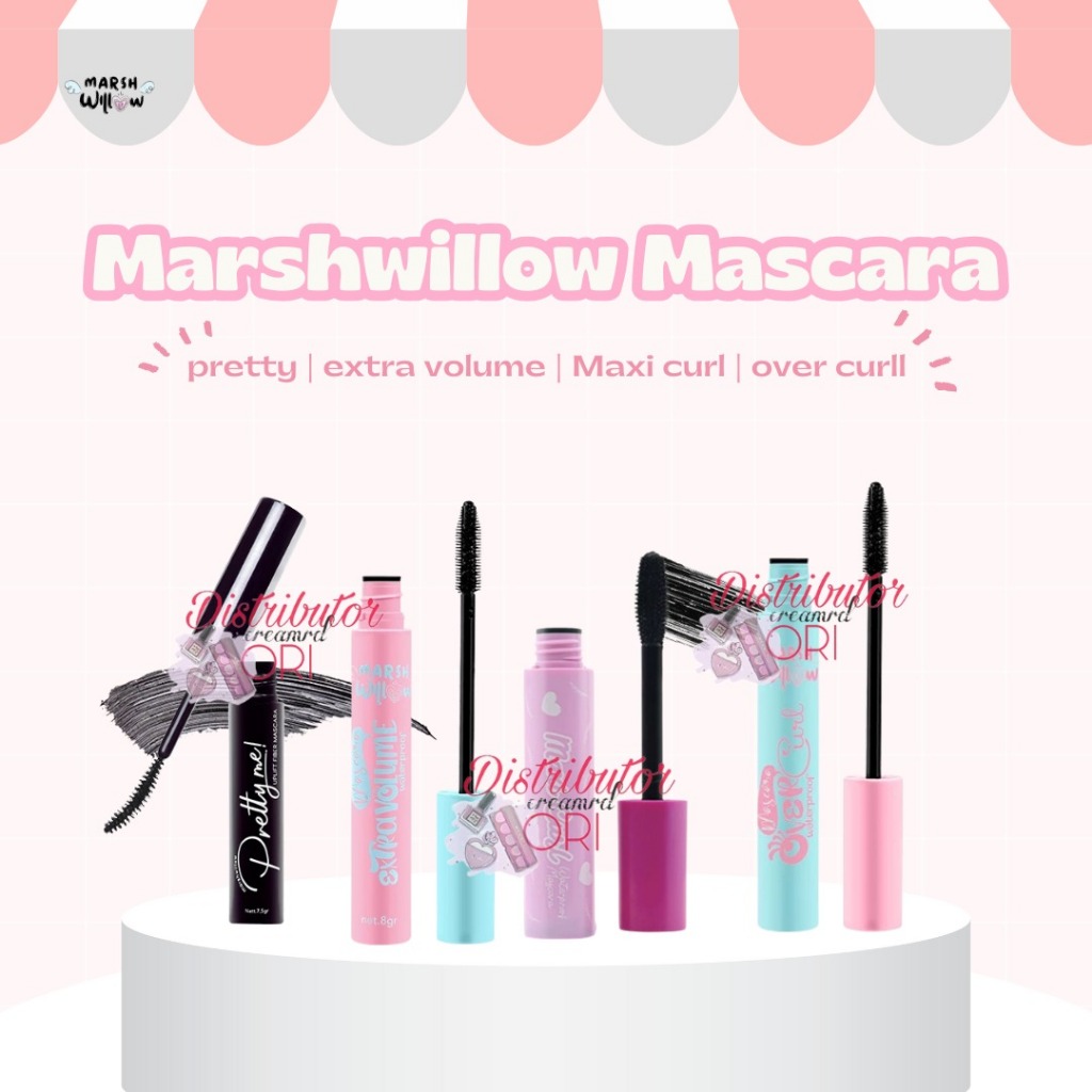 Jual Marshwillow Mw Mascara MAskara Overcurl / Extra Volume / Maxi Curl ...