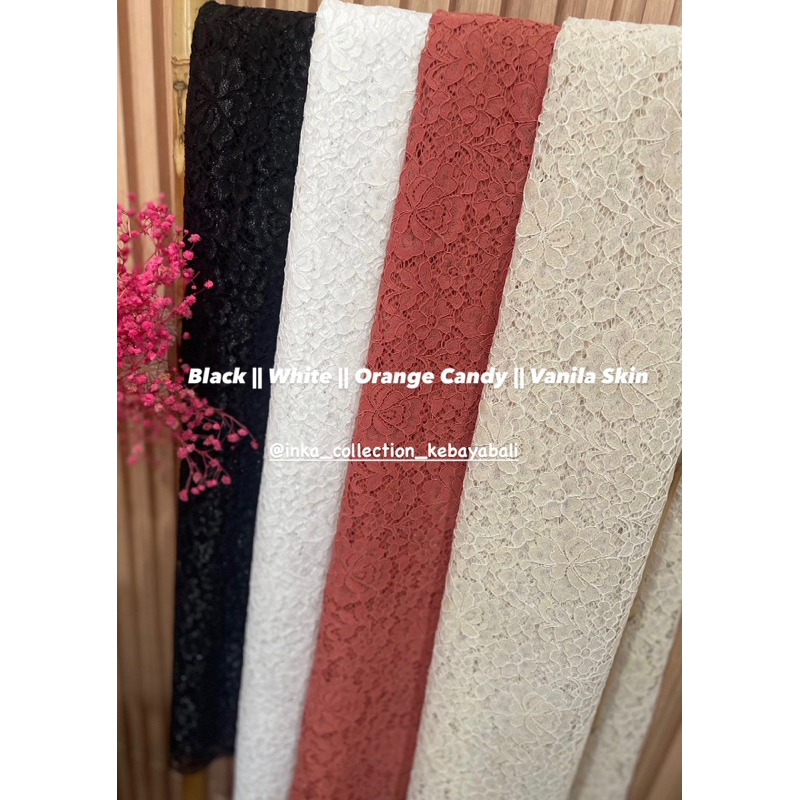 Jual KAIN LACE PANEL uk 1.7 x1.6m ROSEMERY | Shopee Indonesia