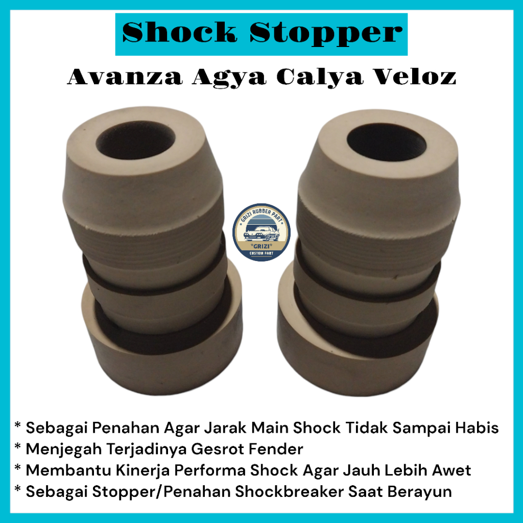 Jual Karet Stopper Shock Shockbreaker Depan Empuk Avanza Agya Calya ...