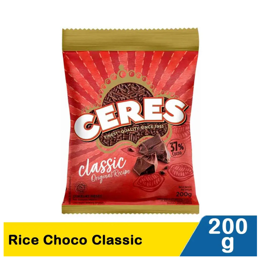 Jual Ceres Hagelslag Rice Choco Classic 200 Gram | Shopee Indonesia