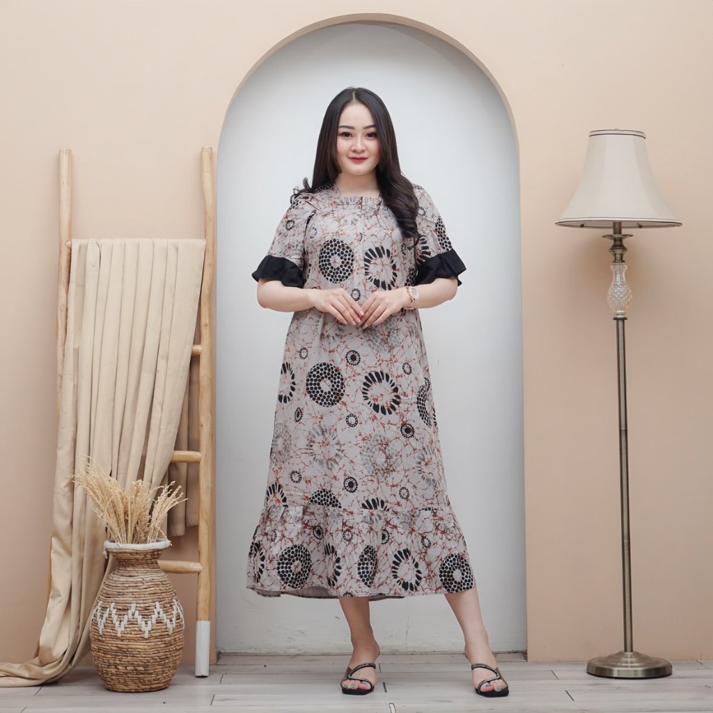 Jual Daster Kekinian | Rayon Super Grade A | Dress Viral Busui Resleting Depan | Shopee Indonesia