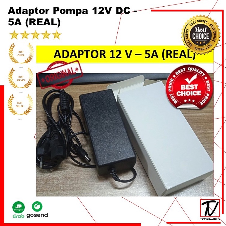 Jual Adaptor Pompa 12V DC 3A5A4AA1A Real C POWER ADAPTOR 12V 1A 12V A ...