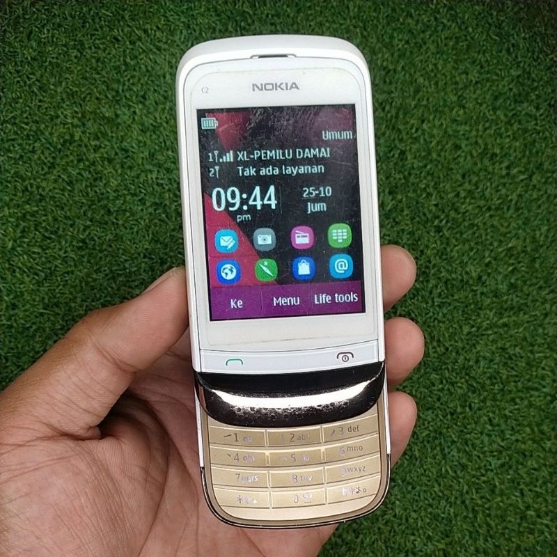 Jual Nokia C2-03 Slide Touchscreen Dual Sim Original Normal | Shopee Indonesia