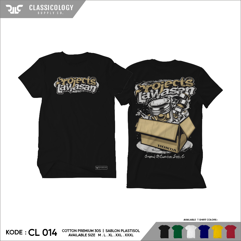 Jual Clasicology Kaos Honda Klasik Rosok CIlik CL14 | Shopee Indonesia