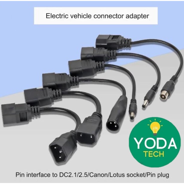 Jual Electric Vehicle Lithium Battery Adapter Charging Cable Pin ...
