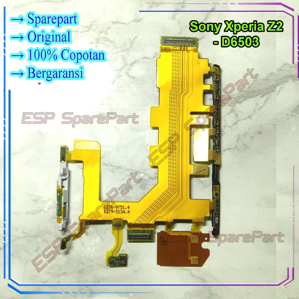 Jual Sony Xperia Z2 - D6503 Fleksibel penghubung mesin ui dan tombol ...