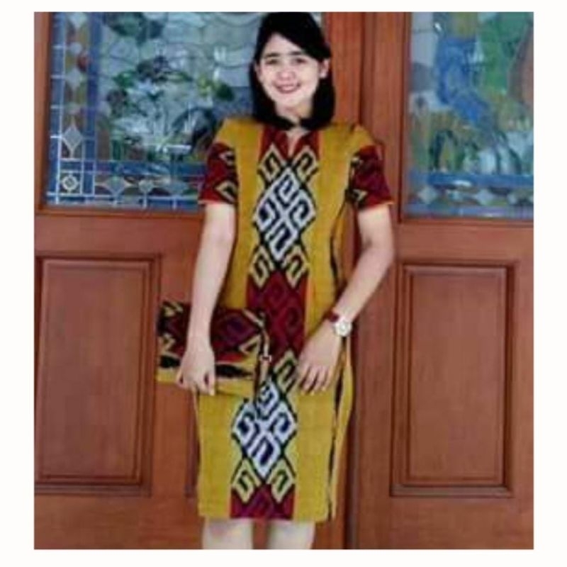 Jual Dress Tenun Jepara ( ATBM ) Tidak Termasuk Dompet | Shopee Indonesia
