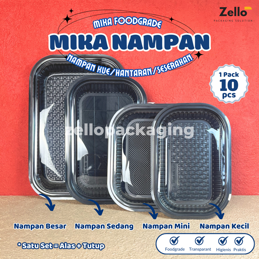 Jual Mika Nampan Kue Cake Makanan Tray Sesarahan Plastik Hantaran Size ...