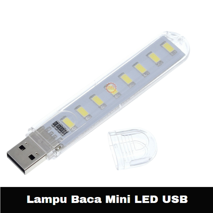Jual Lampu Baca Mini LED USB Colok Power Bank Portable 12W | Shopee ...