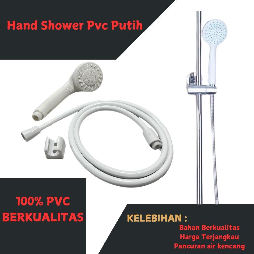 Jual Hand shower pvc putih bulat murah berkualitas | Shopee Indonesia