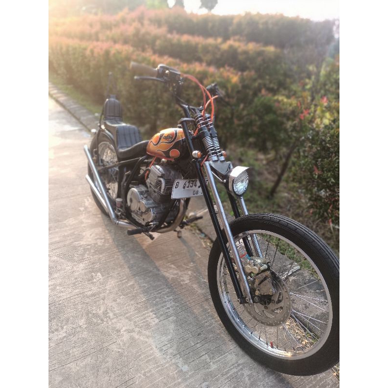Jual Motor custom Chopper Yamaha scorpio | Shopee Indonesia