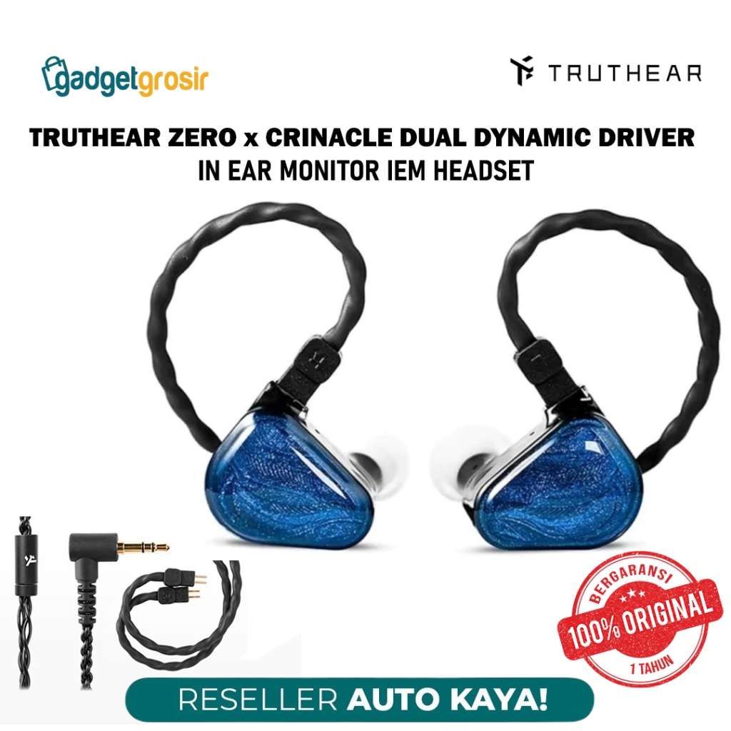 Jual TruthEar Zero x Crinacle Dual Dynamic Driver In Ear Monitor IEM ...