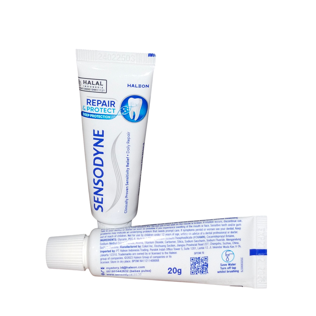 Jual SENSODYNE Odol Pasta Gigi Repair & Protect Travel Size 20 gr ...
