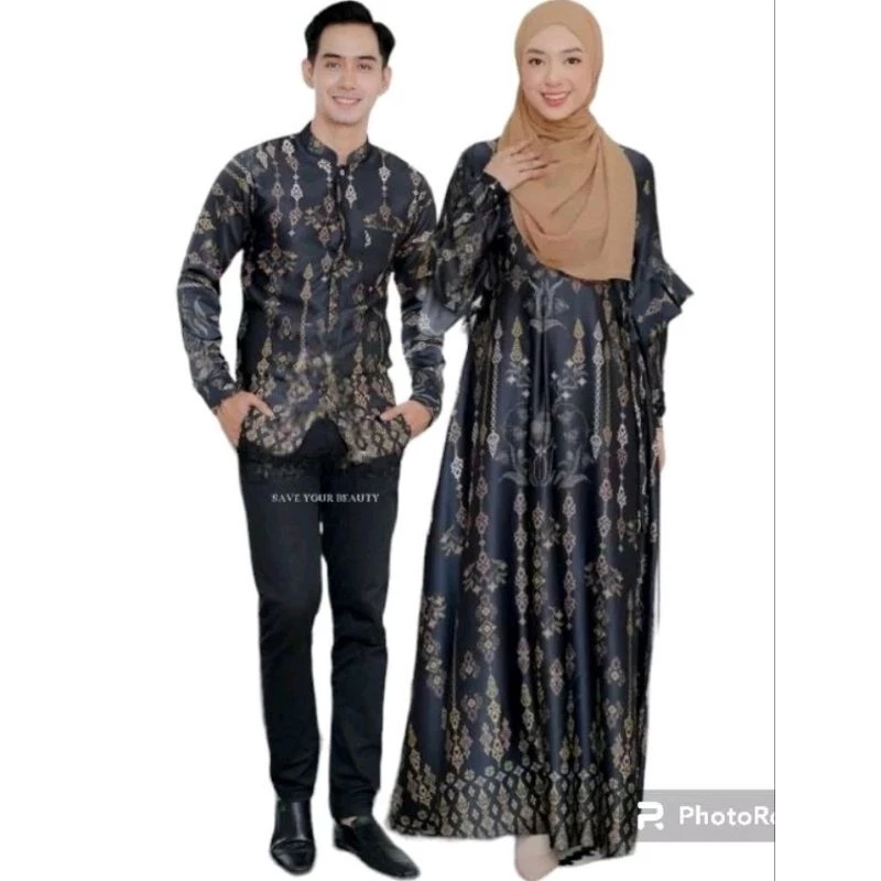 Jual baju couple pasangan baju sarimbit couple keluarga kondangan baju couple suami istri gamis ...