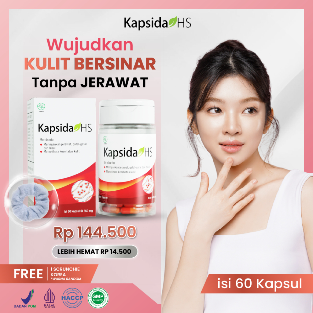 Jual Kembang Bulan Kapsida HS Botol 60 Kapsul - Obat Jerawat Gatal ...