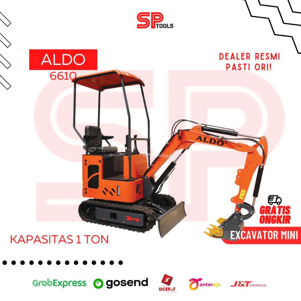 Jual MESIN EXCAVATOR MINI 1 TON ALDO 6610 [INDEN] | Shopee Indonesia