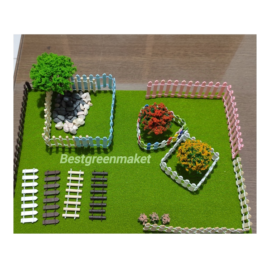 Jual Miniatur pagar bulat maket diorama kerajinan tangan | Shopee Indonesia