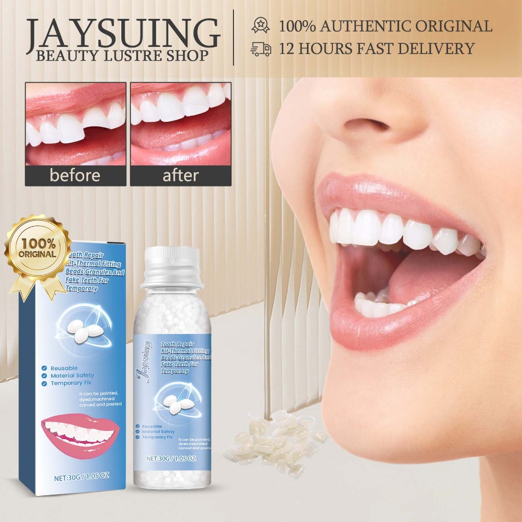 Jual Jaysuing【Beli 2 Gratis 1】Moldable False Teeth Set 30ml Gigi Palsu ...