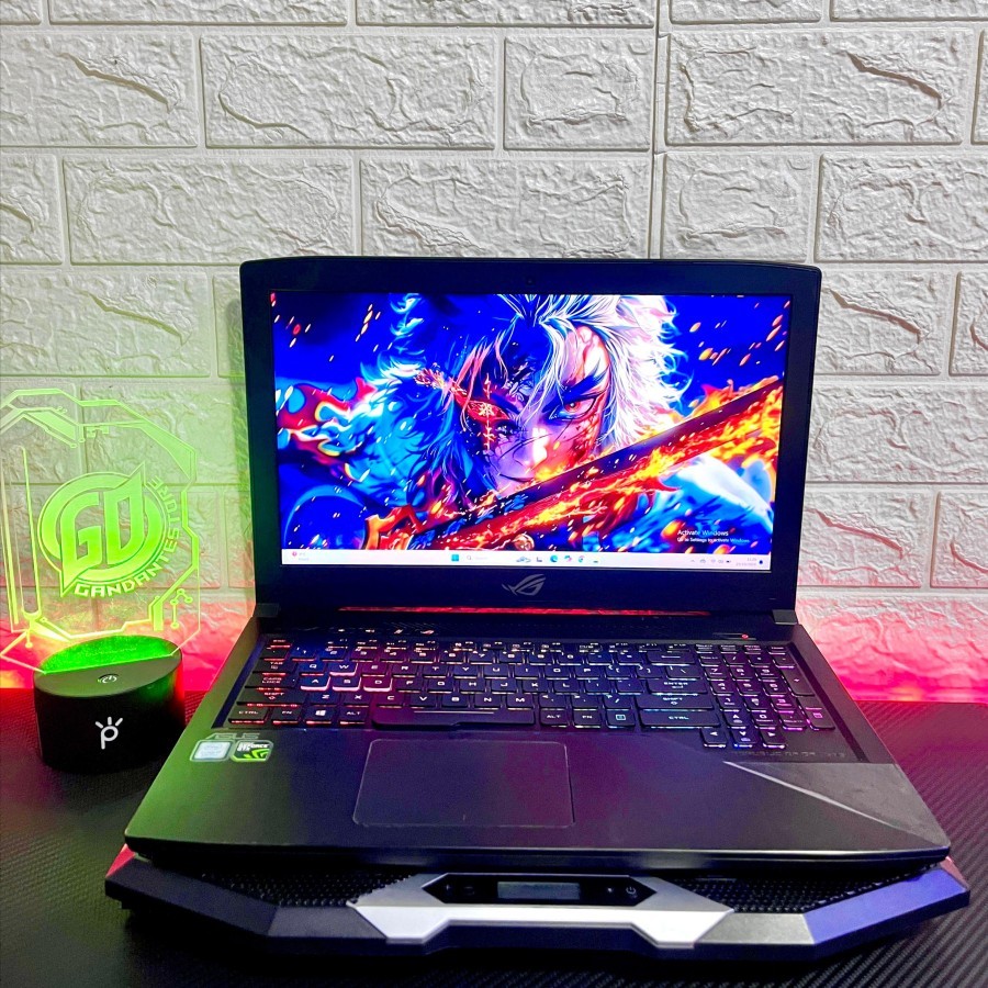 Jual Asus ROG Strix GL503GE Gaming Desain i7 + GDDR5X 1050 Ti 12 GB ...