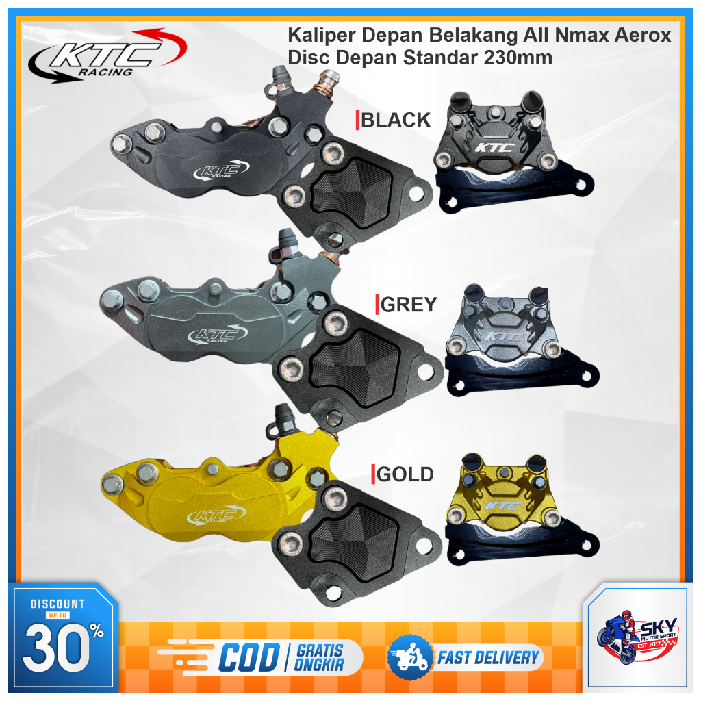 Jual Kaliper Depan Belakang KTC Racing 4P 2P Nmax Old New Neo Turbo ...