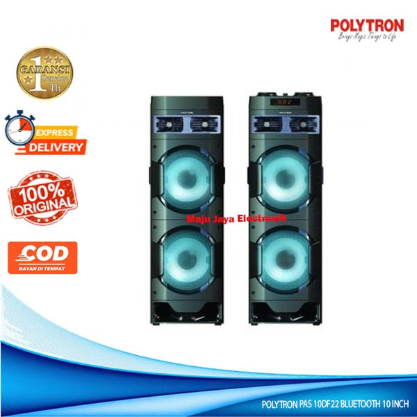 Jual Speaker Aktif POLYTRON PAS 10DF22 Remote Bluetooth Karaoke USB ...