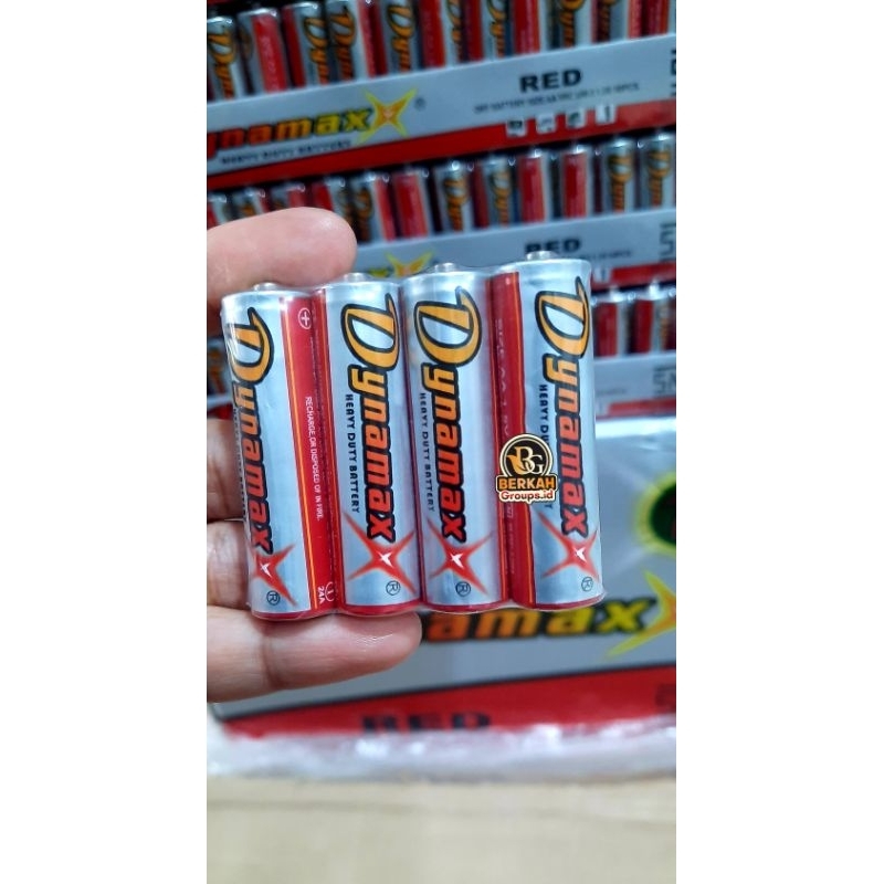 Jual Baterai besar AA / A2 Dinamax isi 4 pcs sudah SNI - Baterai Remot ...