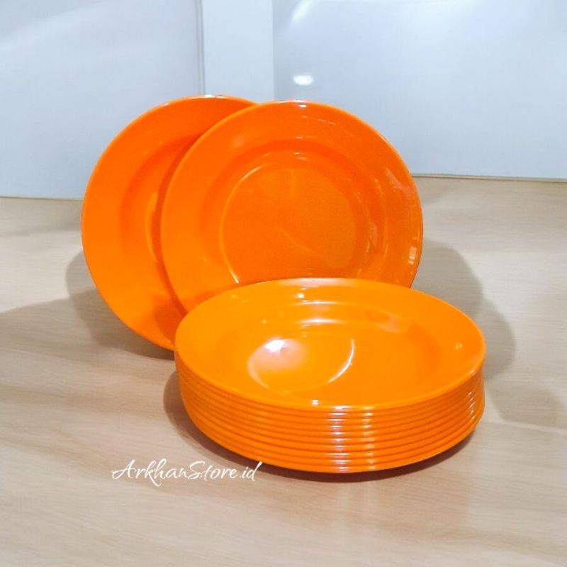 Jual GRATIS MANGKUK CANTIK PIRING MAKAN MELAMIN CEKUNG 1 LUSIN ISI 12 ...