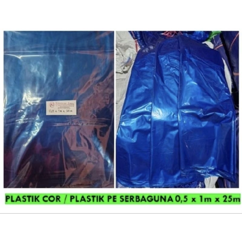 Jual Plastik PE BIRU / plastik serbaguna / plastik drum / plastik cor ...
