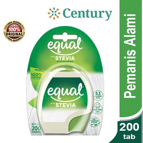 Jual EQUAL STEVIA 200TABLETS / PEMANIS ALAMI / GULA / MAKANAN / MINUMAN ...