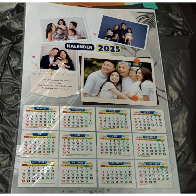 Jual Kalender Dinding Custom 1 Lembaran | Shopee Indonesia