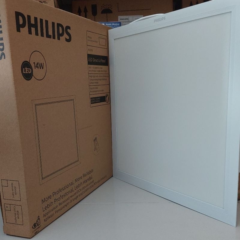 Jual Lampu LED Panel PHILIPS Essential SmartBright RC051B 14 Watt ukuran 30x30cm | Shopee Indonesia