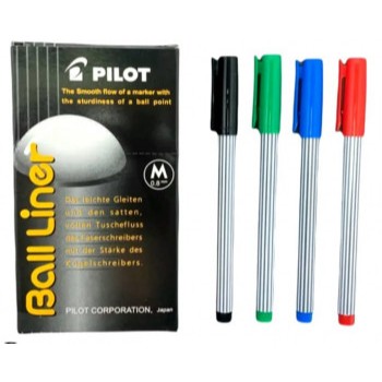 Jual Pulpen Pilot Balliner 0.8 mm Pulpen Ball Liner hitam Tanda Tangan ...