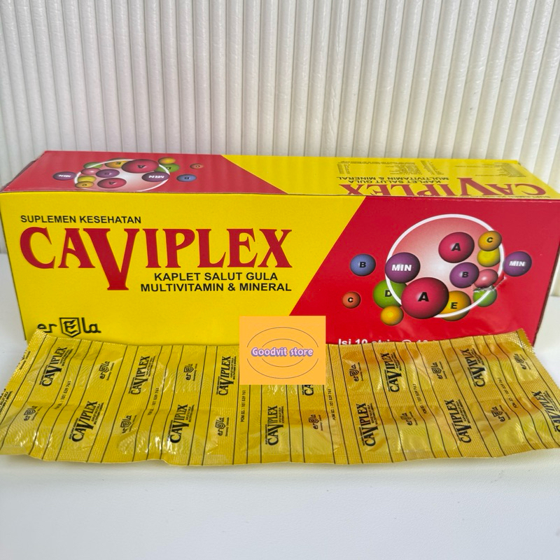 Jual CAVIPLEX MULTIVITAMIN MINERAL ECER 1 STRIP 10 TABLET MURAH ...
