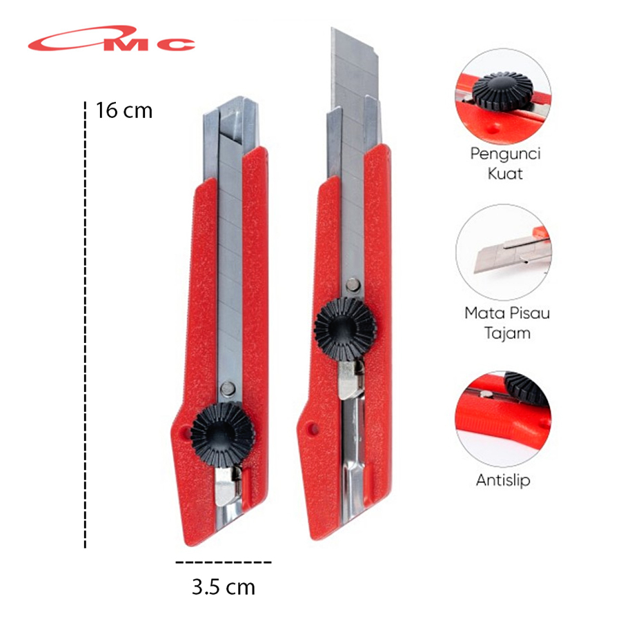 Jual Cutter L500 L 500 L-500 Kater Kuter Cuter Besar Putar Blade Refill ...