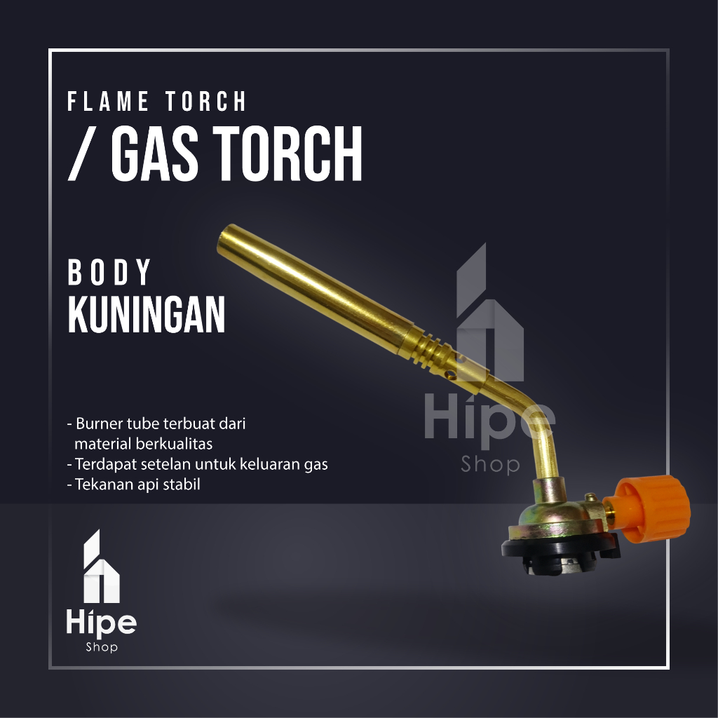 Jual Gas Torch body Kuningan / Portable flame gun torch blow torch kepala torch | Shopee Indonesia