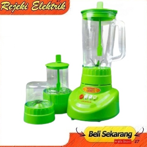 Jual Super Bonus Blender Okayama 3 in 1 Blender Plastik National ...